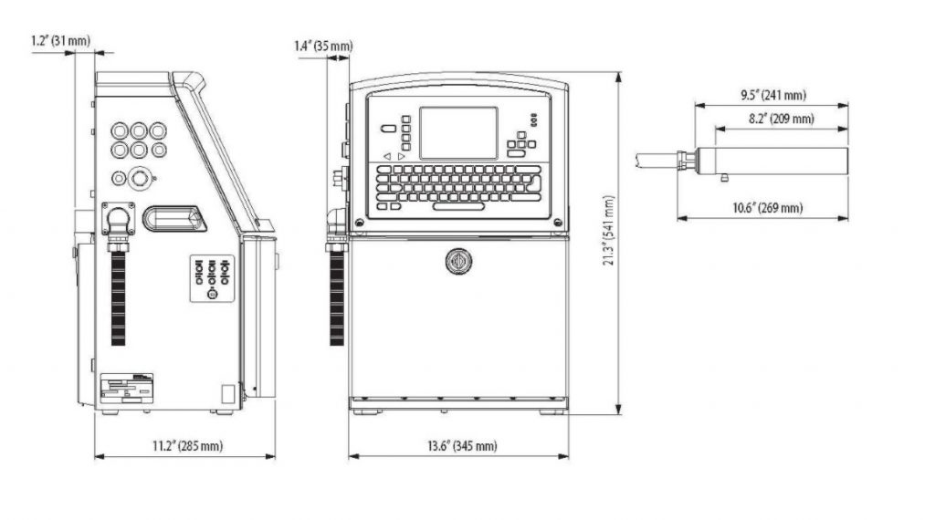 Videojet 1620 Ultra High Speed Continuous Inkjet Printers - Markindo